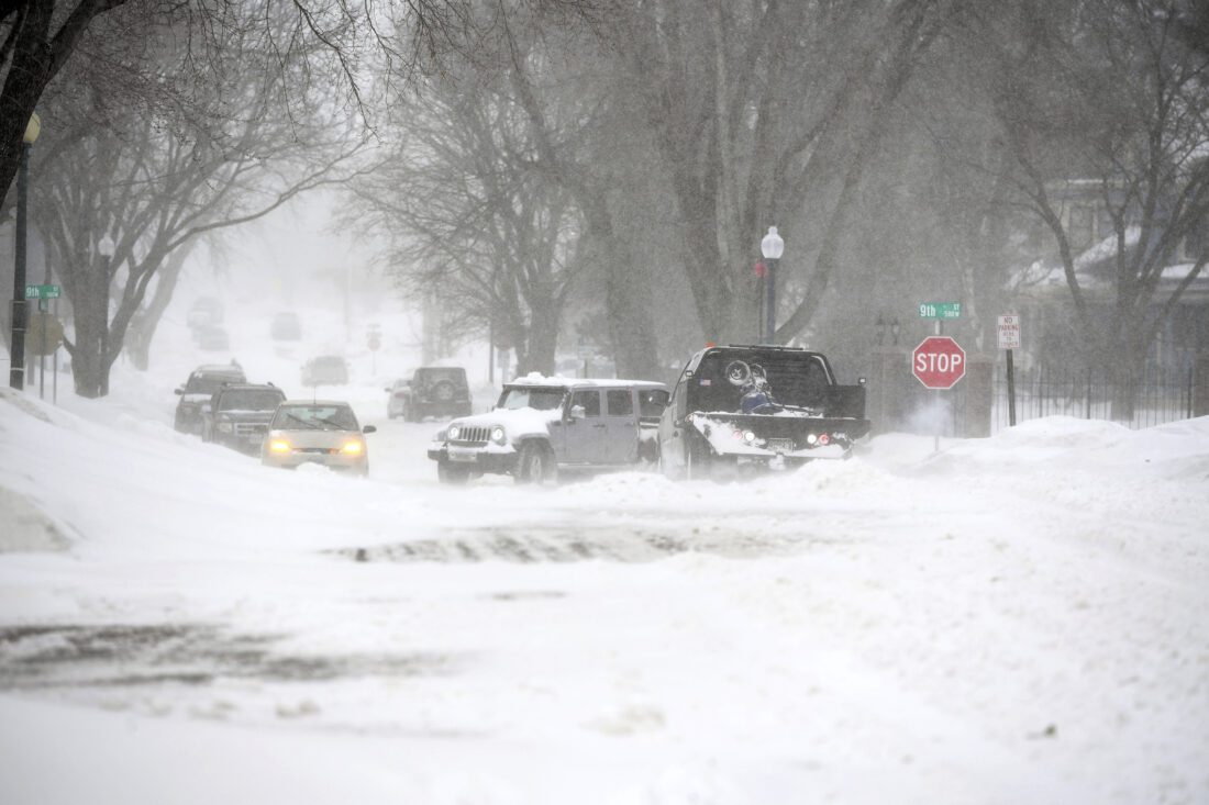 Flights canceled and highways closed as winter storm wallops U.S ...
